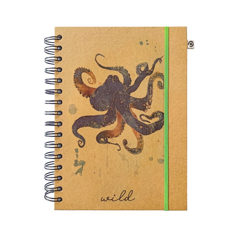 Lined notebook OCTOPUS - Paperclip-store
